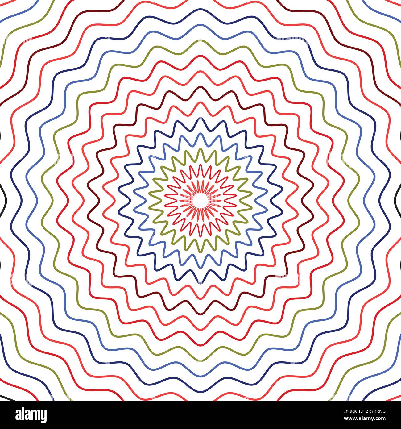 Concentric flower circle outline elements. Element for graphic web ...