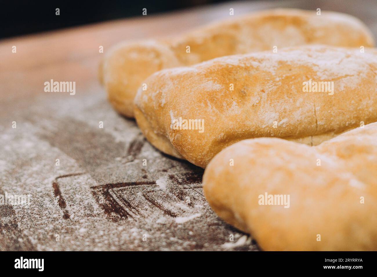 Three loaves artisanal bread hi-res stock photography and images - Alamy