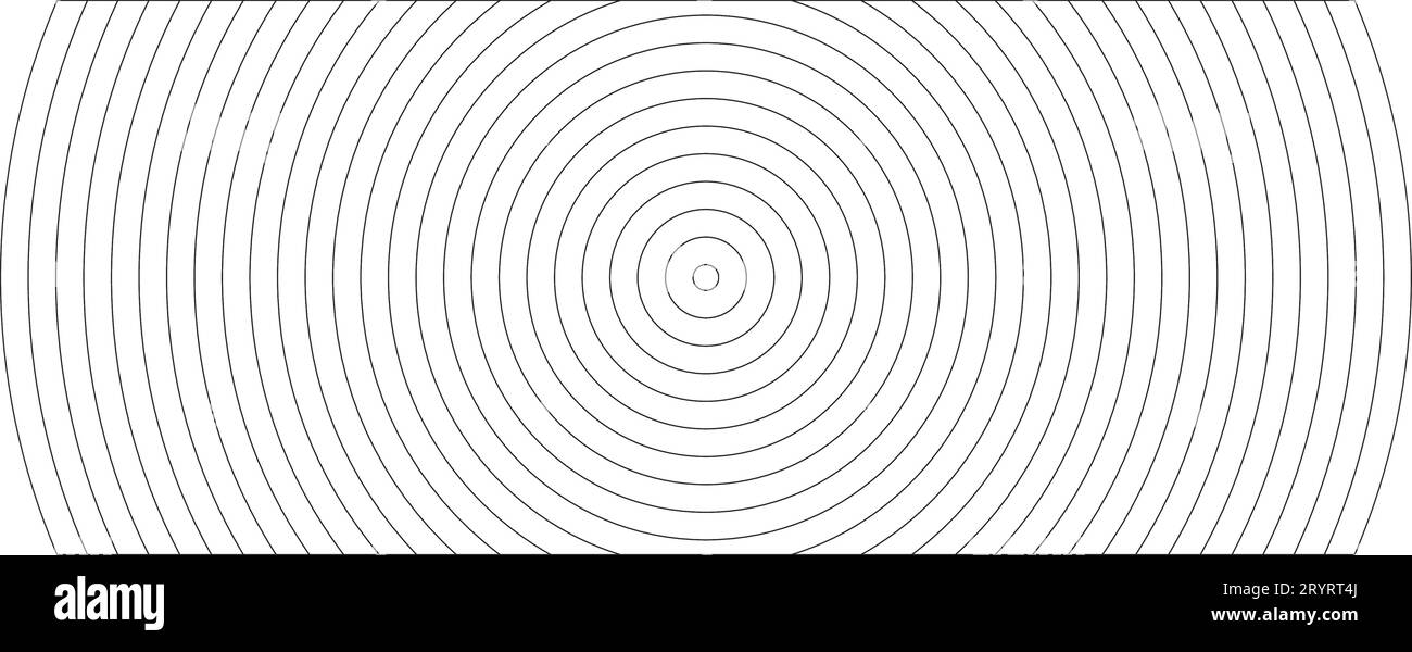 Concentric off circle elements. Element for graphic web design ...