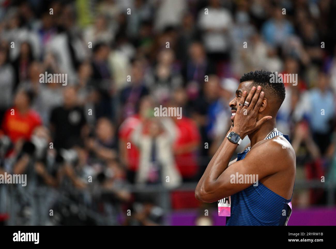 Hangzhou, China's Zhejiang Province. 2nd Oct, 2023. Yaqoub Alyouha of ...