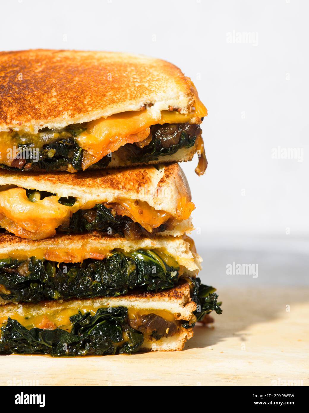 This image released by Milk Street shows a recipe for kale and cheddar ...