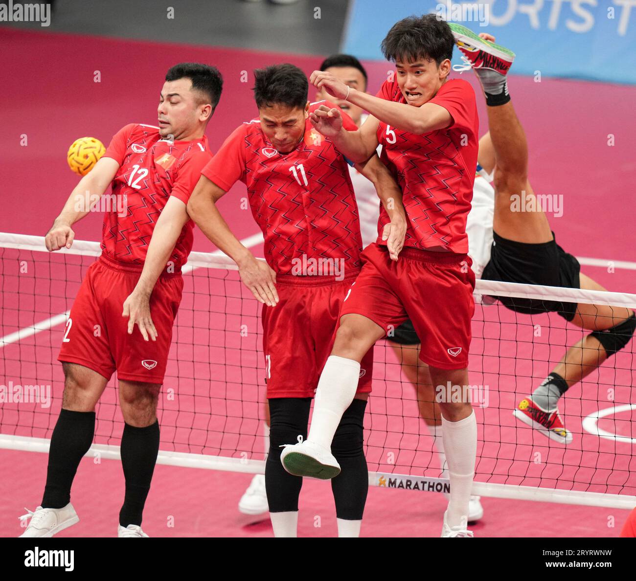 Jinhua, China's Zhejiang Province. 2nd Oct, 2023. Players of Vietnam ...