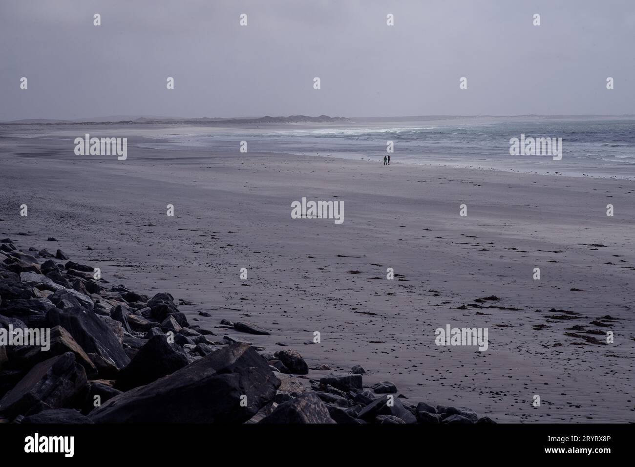 People on remote scottish beach hi-res stock photography and images - Alamy