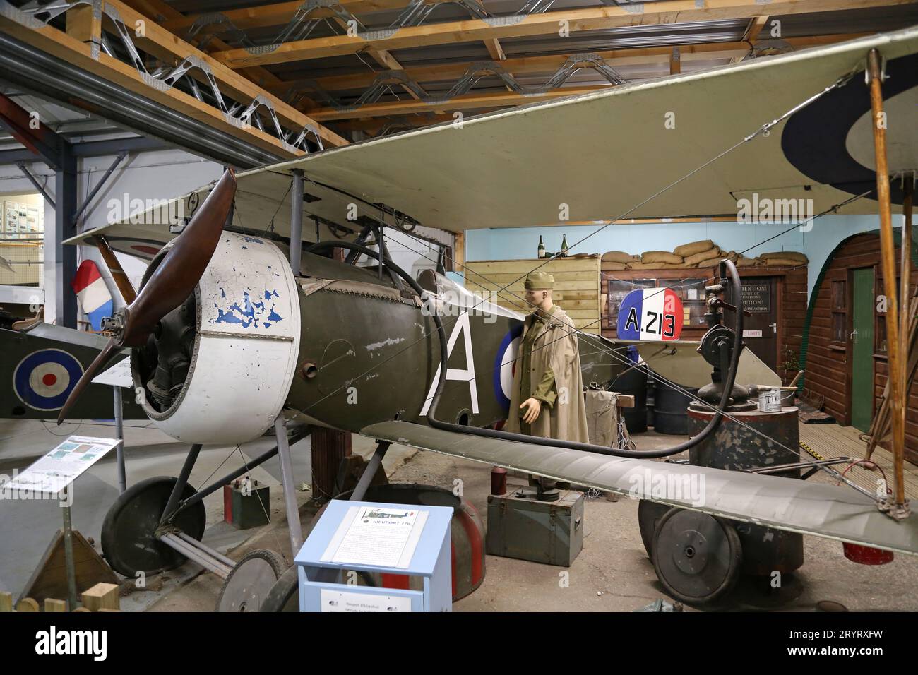 Nieuport 17b (replica), RAF Manston History Museum, Manston, Ramsgate ...