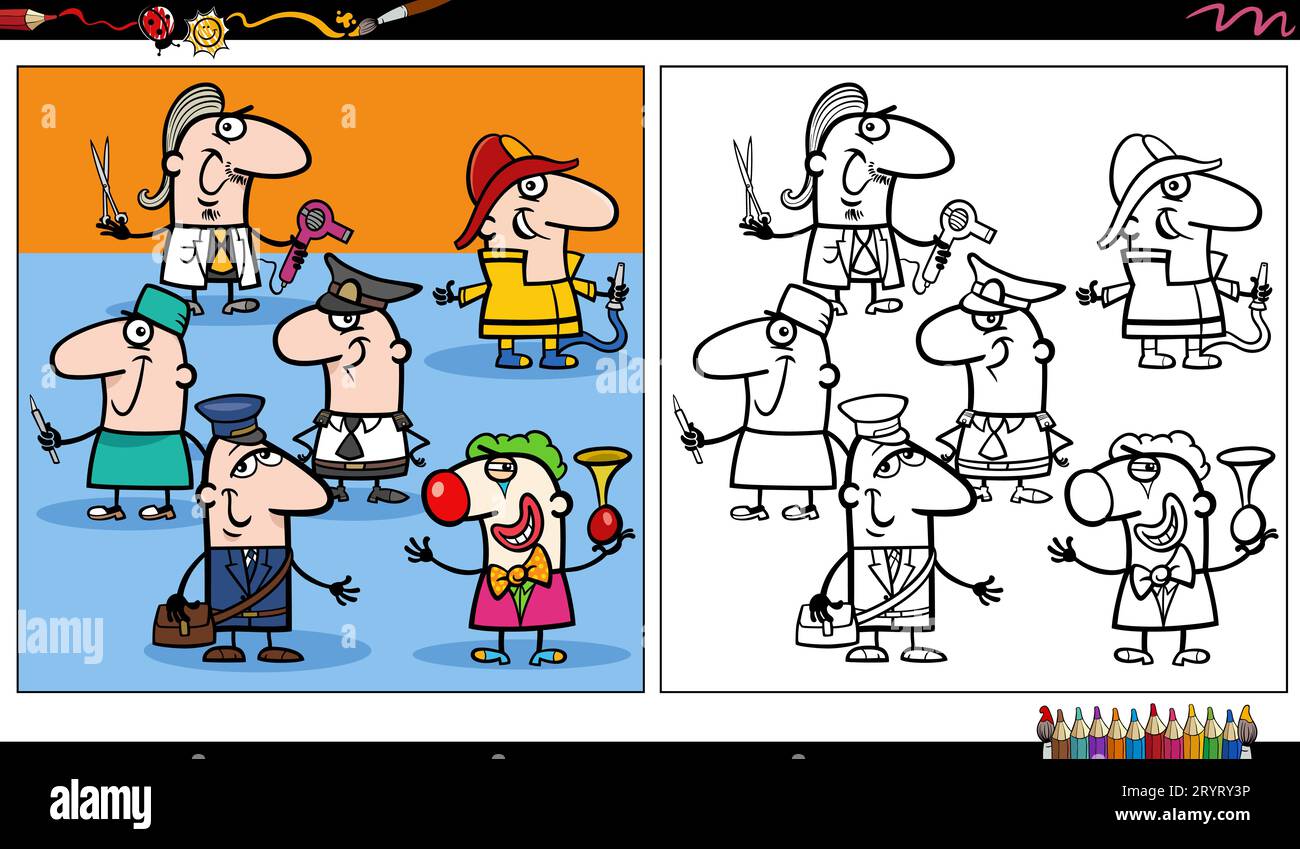 People cartoon characters hi-res stock photography and images - Alamy