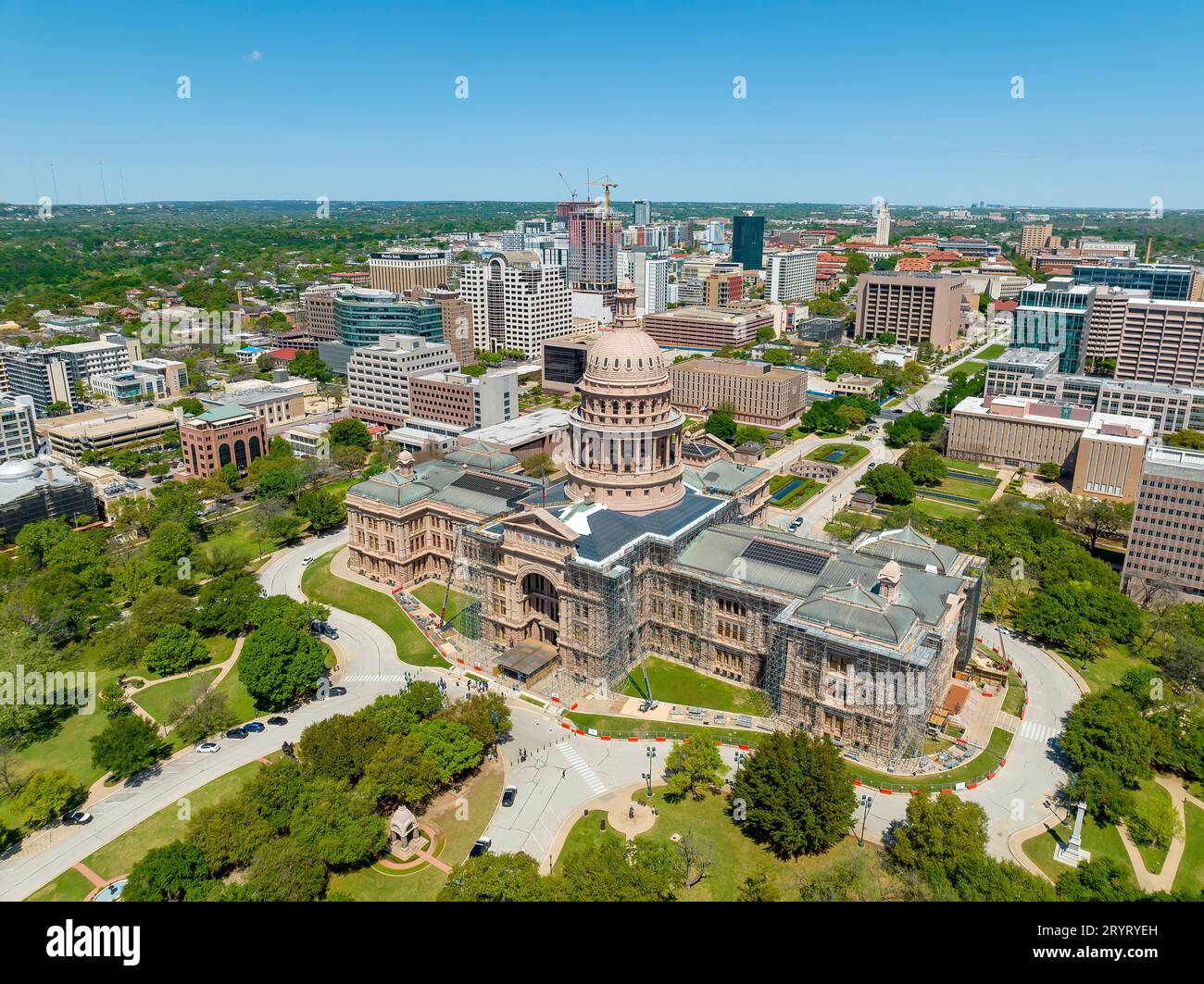 Texas state university aerial hi-res stock photography and images - Alamy