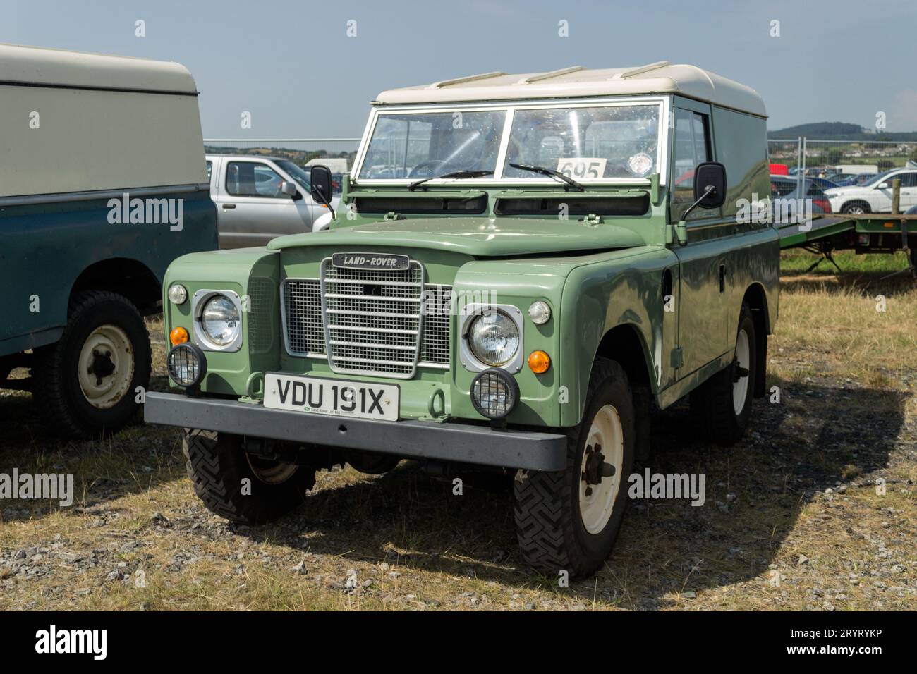 Land Rover. Cumbria Steam Gathering 2014 Stock Photo - Alamy