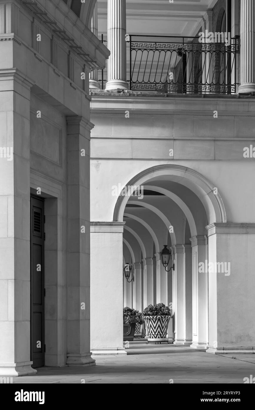 Poundbury queen mother square Black and White Stock Photos & Images - Alamy