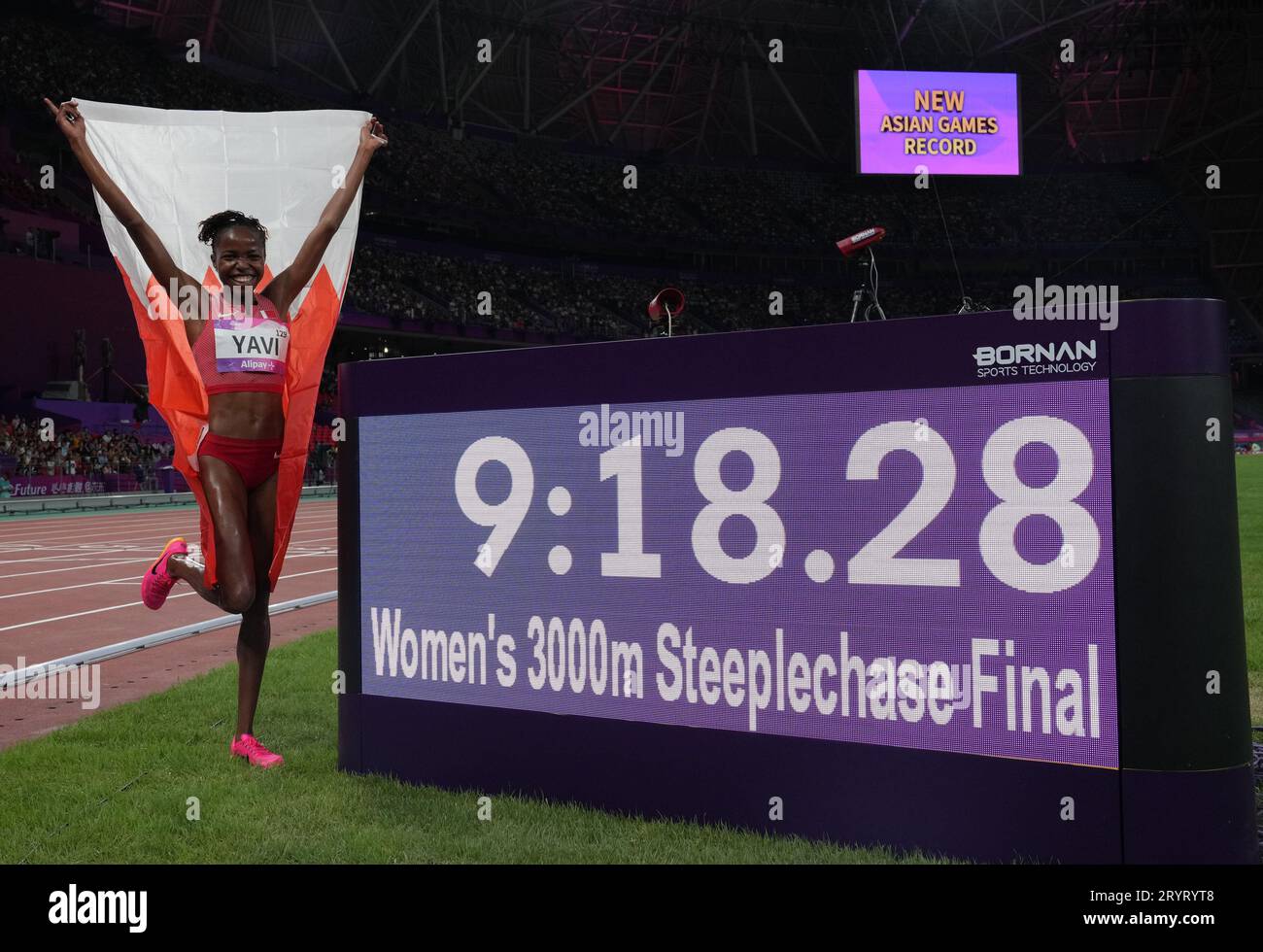 Hangzhou, China's Zhejiang Province. 2nd Oct, 2023. Winfred Mutile Yavi ...