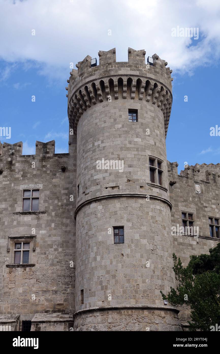 Grand Master Palace in Rhodes City Stock Photo - Alamy