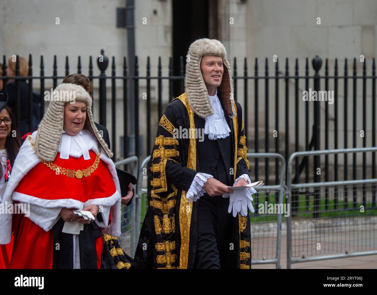 London, England, UK. 2nd Oct, 2023. Justice Secretary ALEX CHALK (R ...