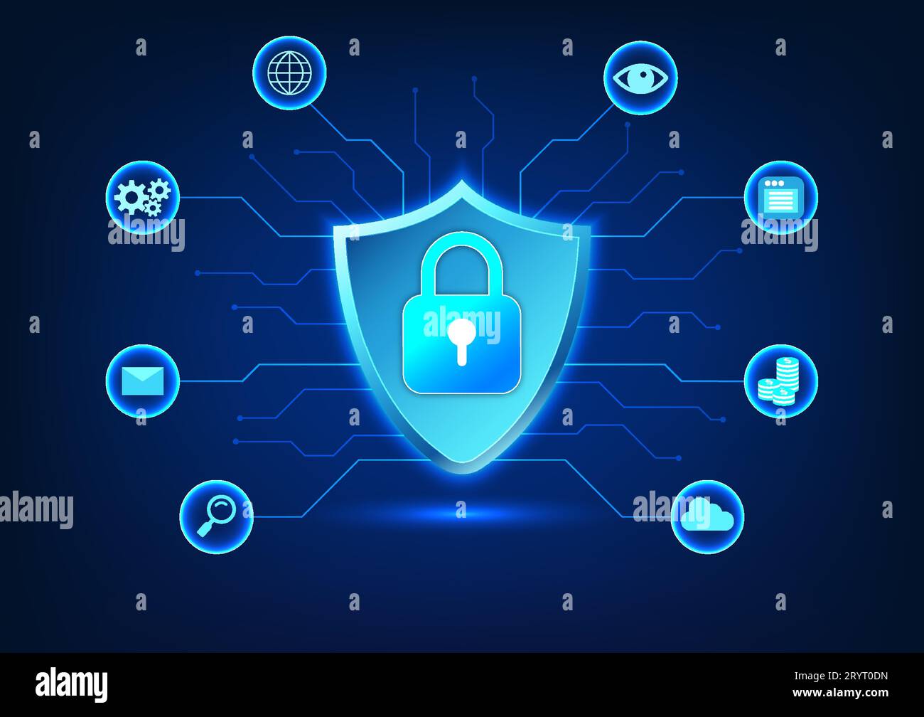 Dat security Stock Vector Images - Alamy