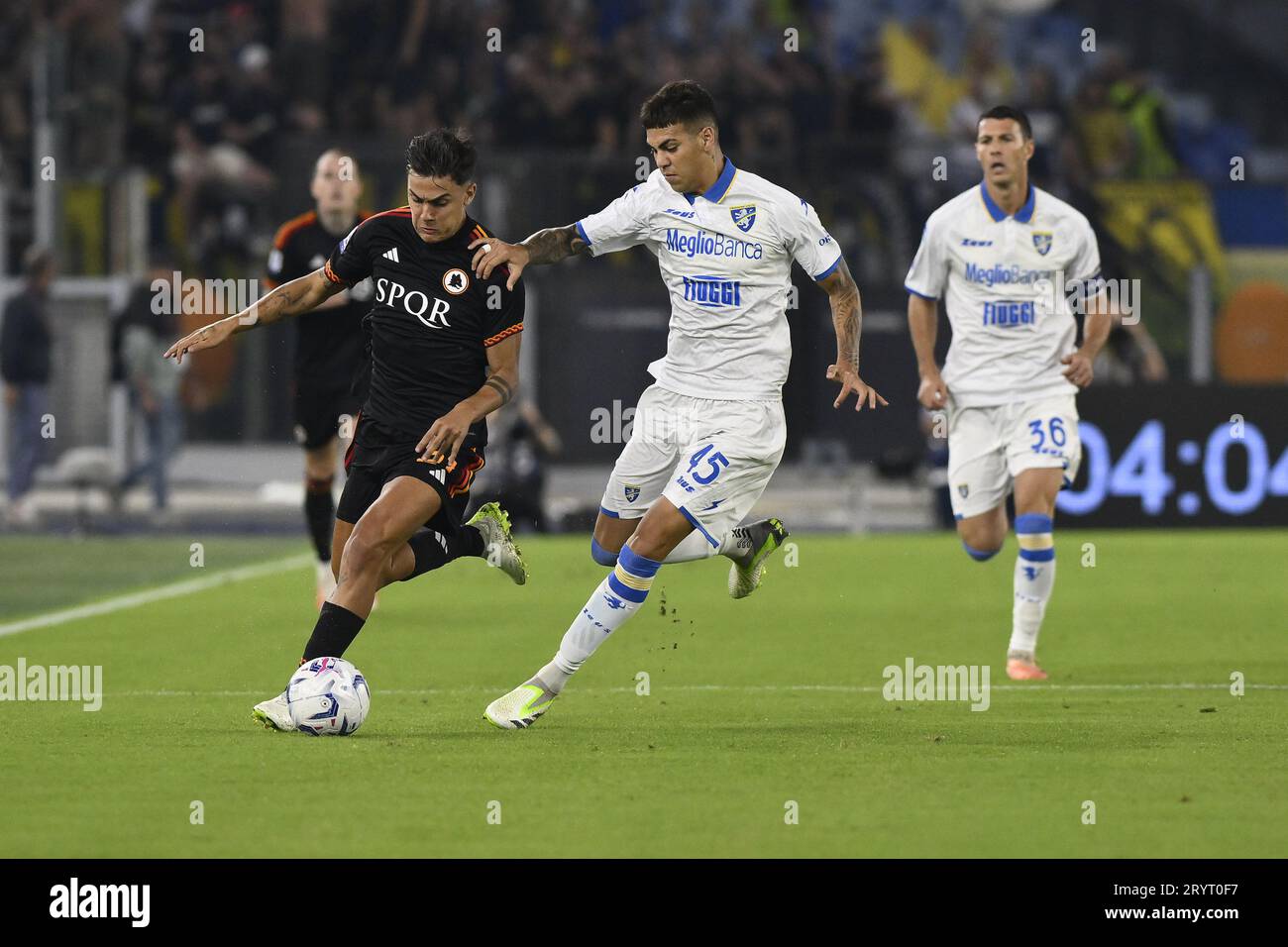 Rome, Italy. 01st Oct, 2023. Paulo Dybala of A.S. Roma and Enzo ...