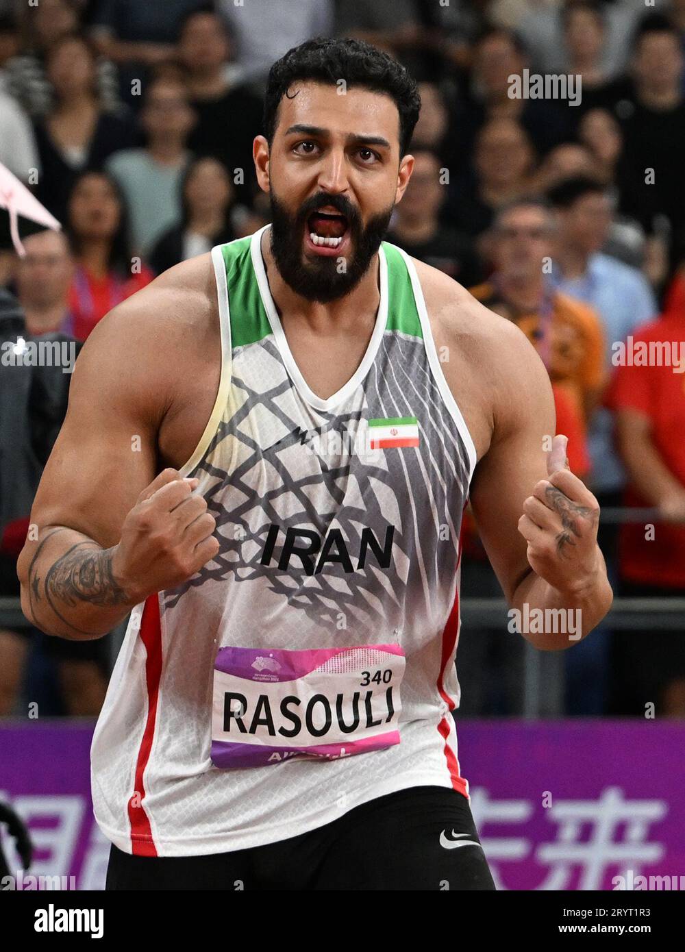 Hangzhou, China's Zhejiang Province. 2nd Oct, 2023. Hossein Rasouli of ...