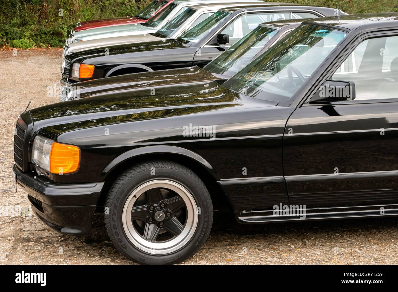 George Harrison's AMG- Mercdes-Benz 500SEL at Mercedes-Benz UK Rally at ...