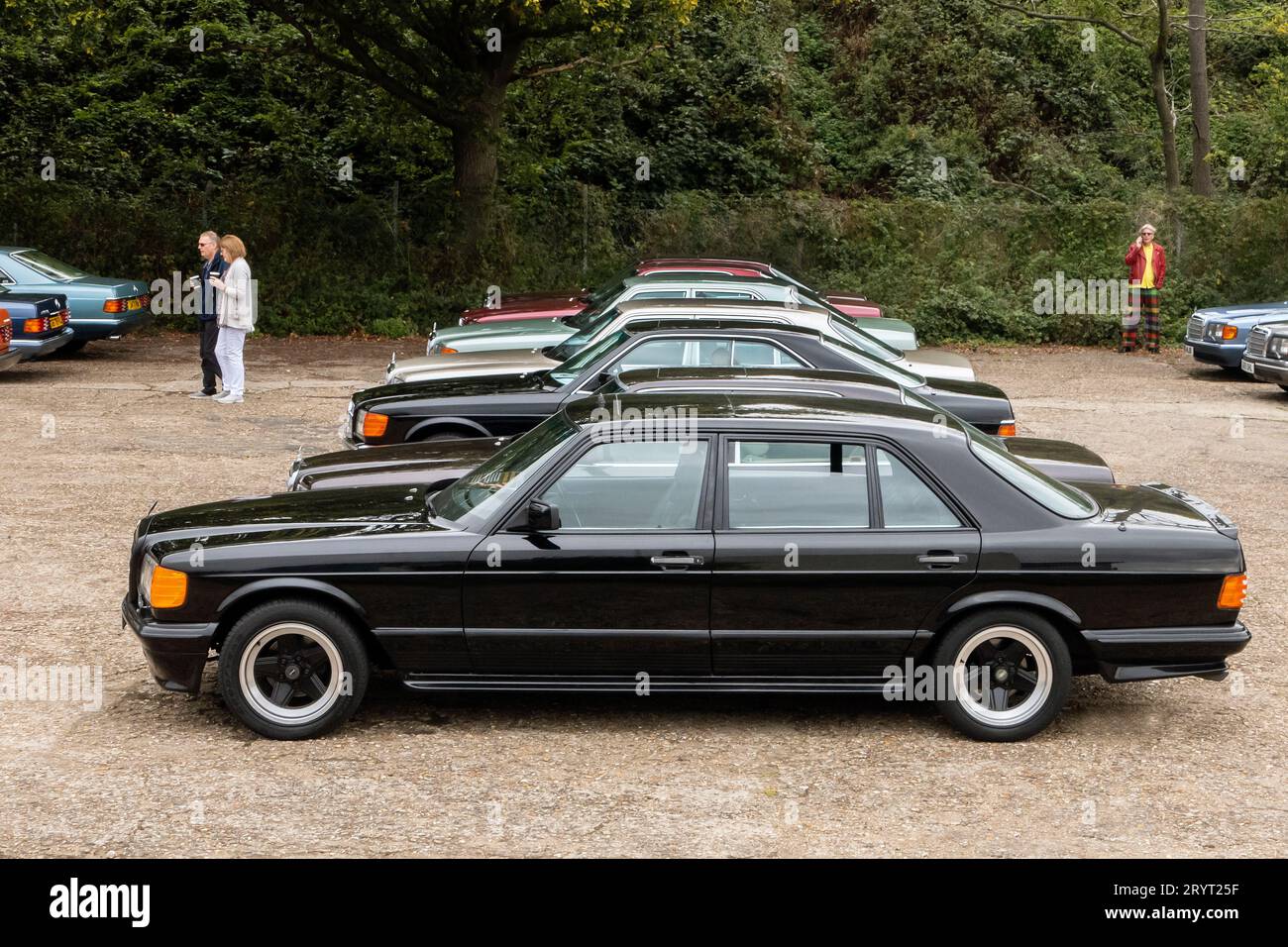 George Harrison's AMG- Mercdes-Benz 500SEL at Mercedes-Benz UK Rally at ...
