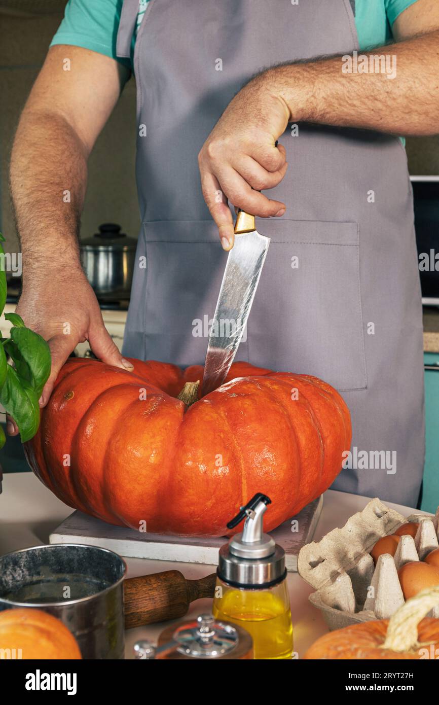 Staying at home and cooking. Homemade Italian pumpkin ricotta ravioli ...