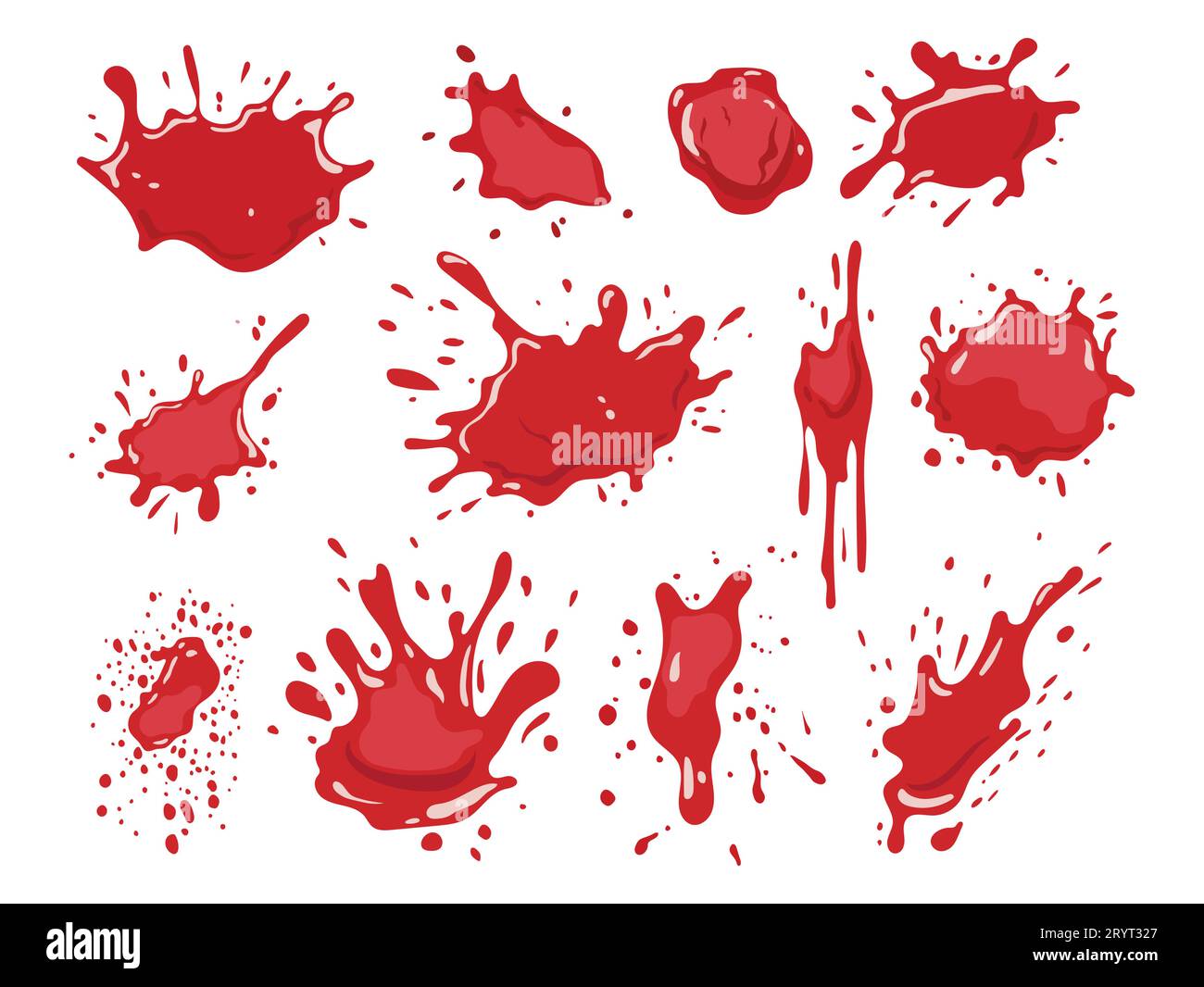 Blood splatter and cartoon hi-res stock photography and images - Alamy