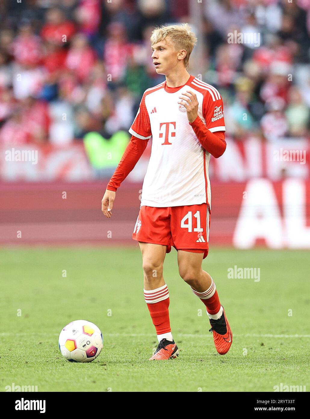 Munich, Deutschland. 23rd Sep, 2023. firo: 09/23/2023, football, soccer ...