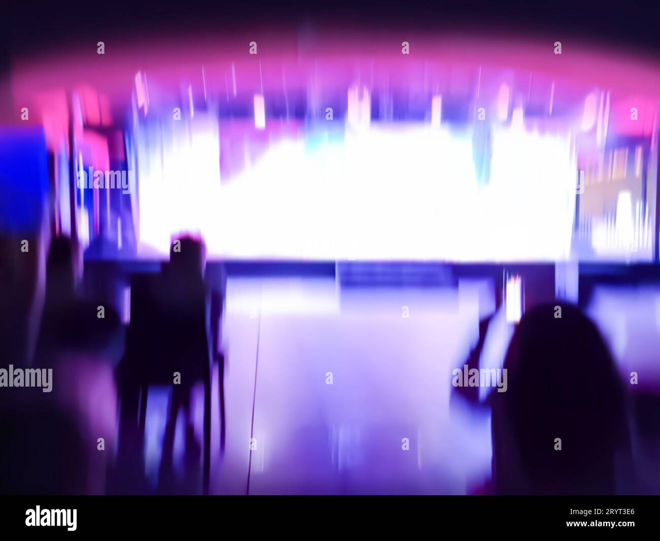 Film motion blurred abstract background. Unfocused view of movie ...