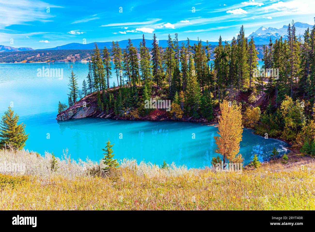 Artificial abraham lake blue hi-res stock photography and images - Alamy