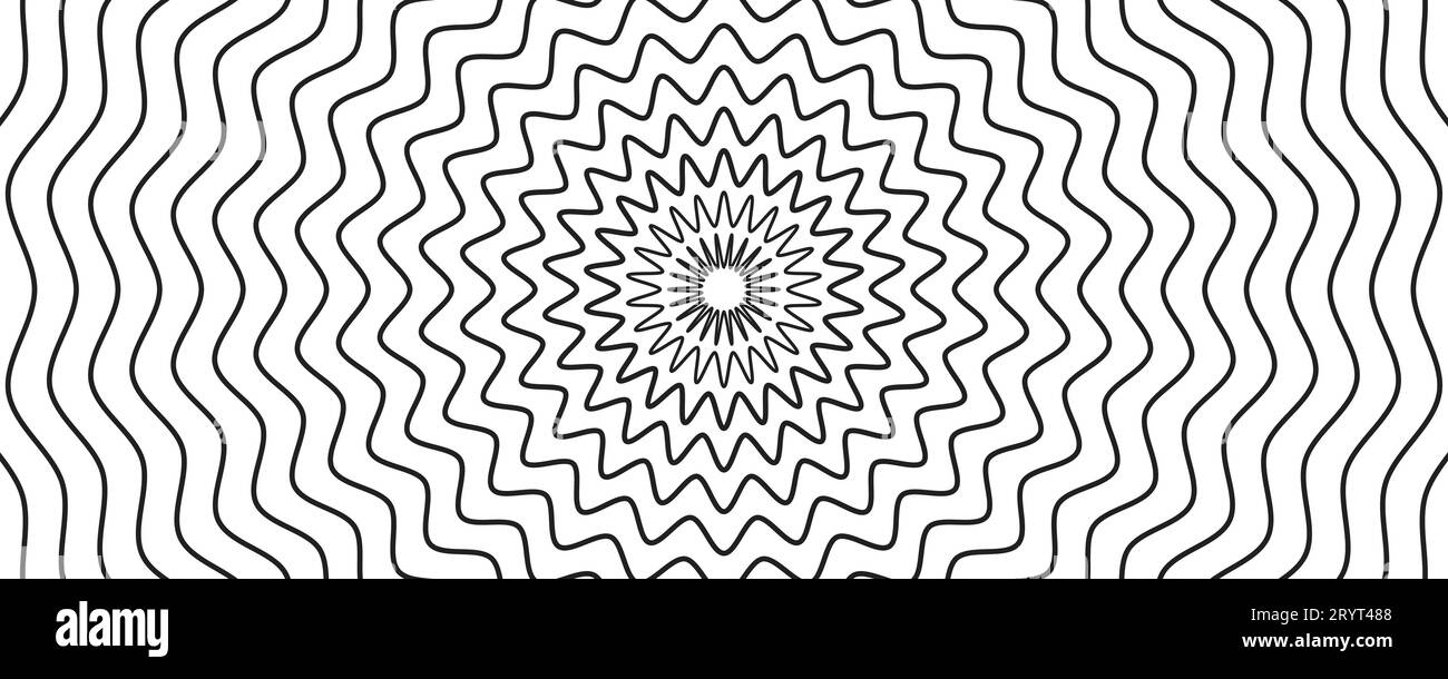 Concentric flower circle outline elements. Element for graphic web ...