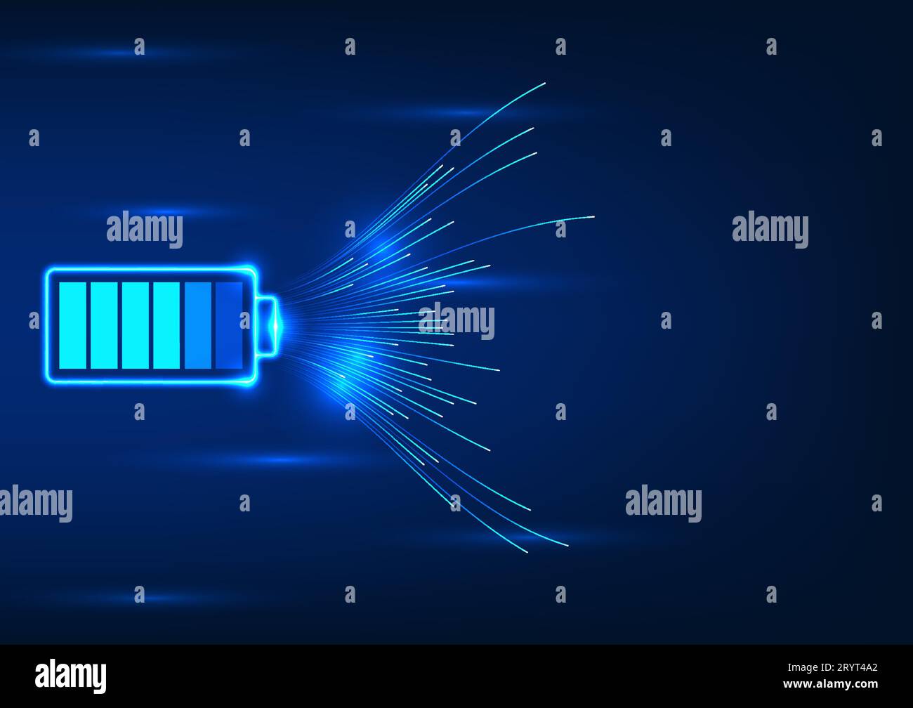 Battery technology with striding lines The concept of transferring the ...