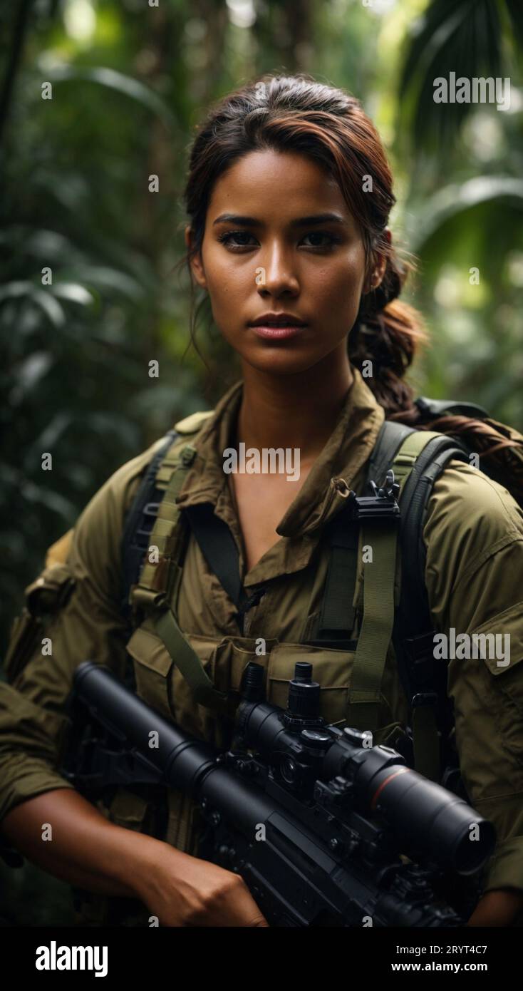 Dressed as huntress hi-res stock photography and images - Alamy