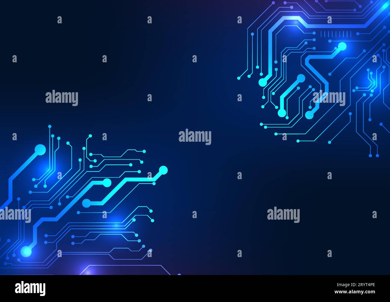 Circuit board technology background that represents the connection information of the circuit ...