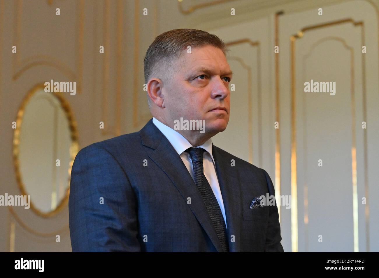 Bratislava, Czech Republic. 02nd Oct, 2023. Slovak President Zuzana ...