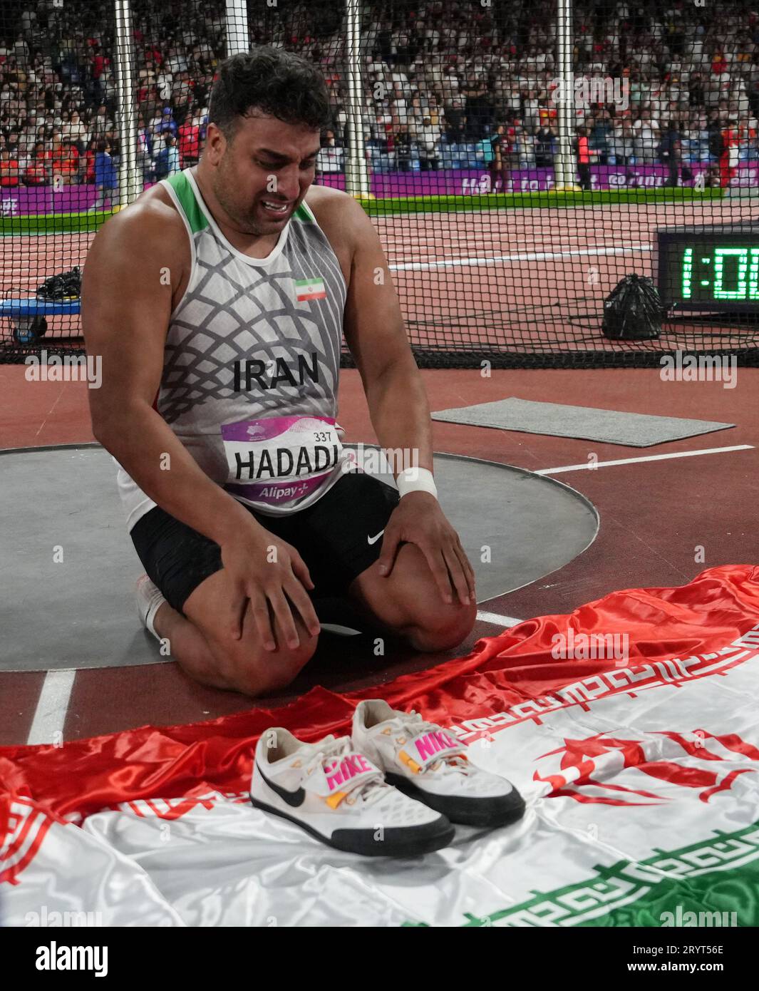 Hangzhou, China's Zhejiang Province. 2nd Oct, 2023. Ehsan Hadadi of ...