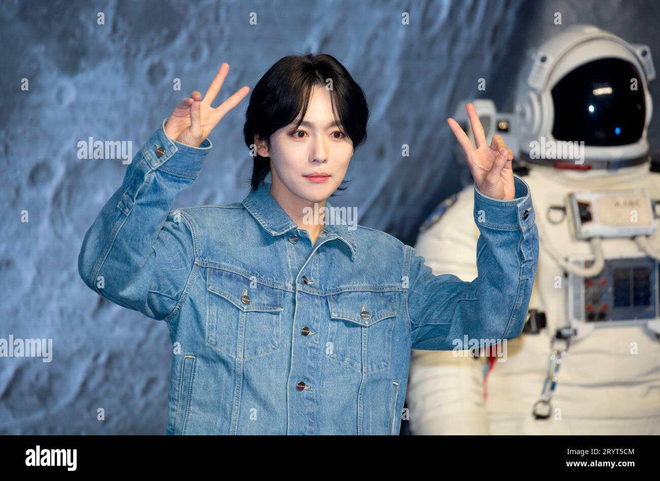 Jinu (WINNER), July 25, 2023 : Singer Kim Jin-Woo poses at the red ...