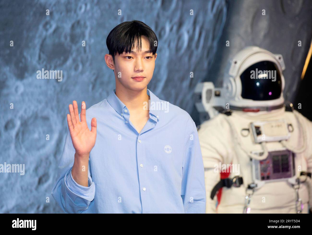 Cho Jun-Young, July 25, 2023 : Actor Cho Jun-Young poses at the red carpet showcase before a VIP ...