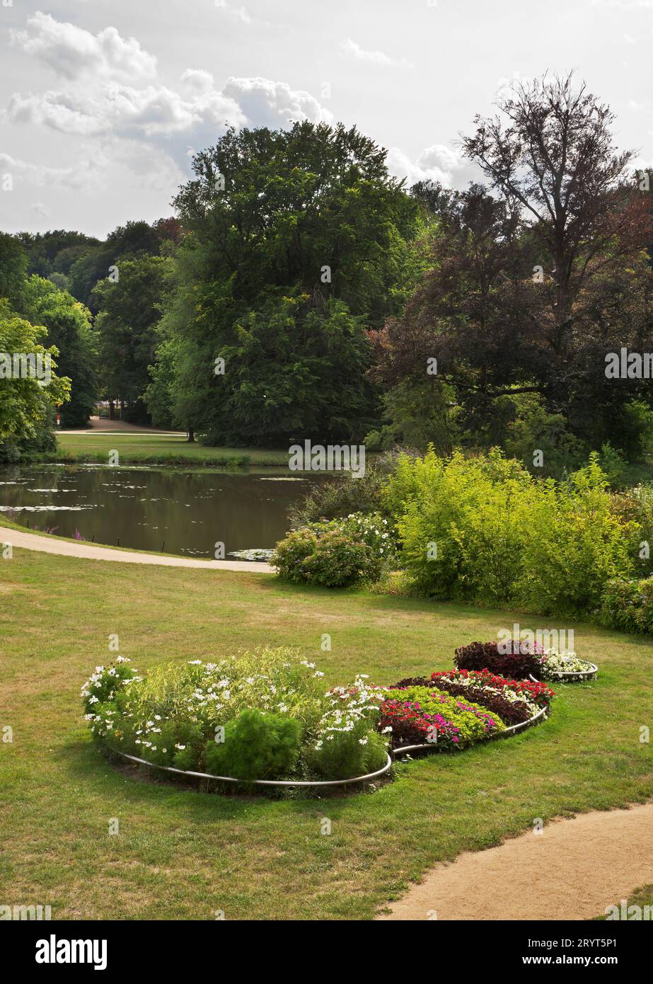 Park von Muskau (Park Muzakowski) near Bad Muskau. UNESCO World ...
