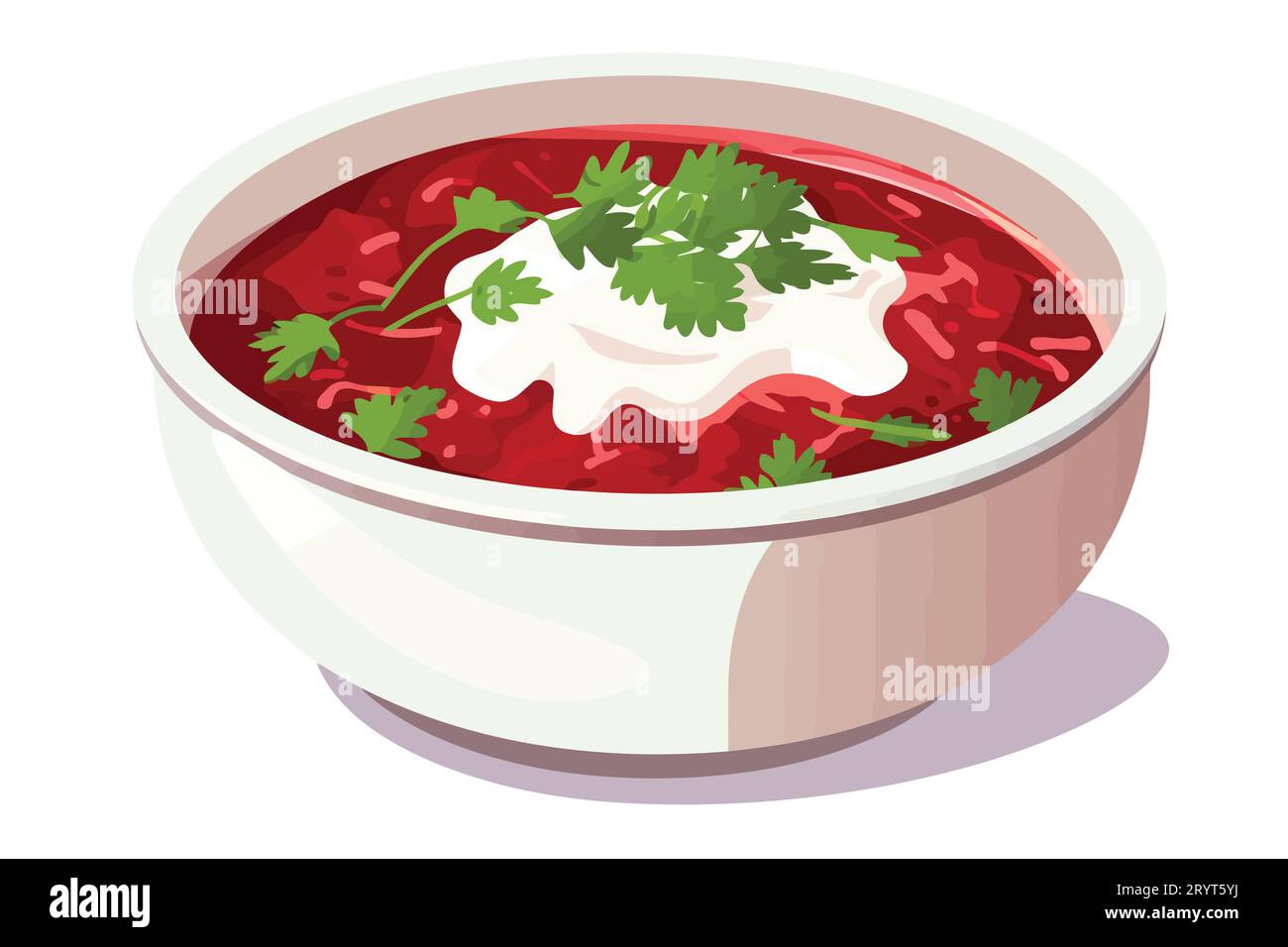 Beet borsch Stock Vector Images - Alamy