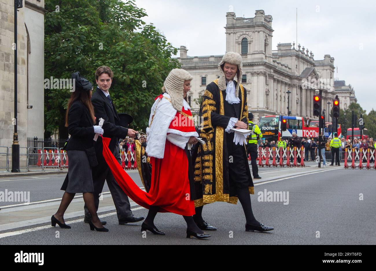 London, England, UK. 2nd Oct, 2023. Justice Secretary ALEX CHALK (R ...