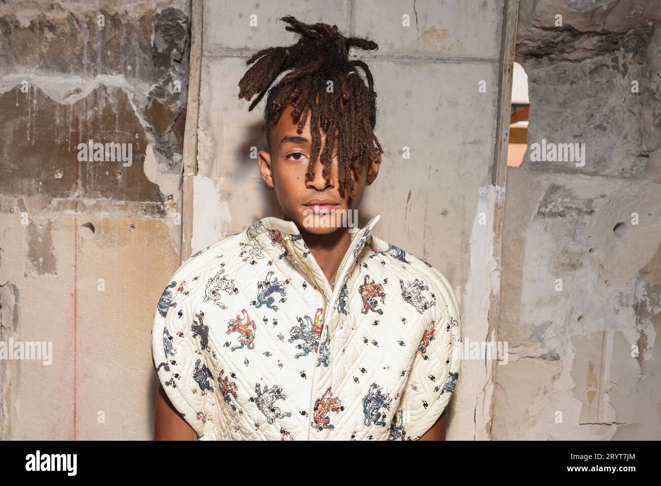 Jaden Smith attends the Louis Vuitton Spring/Summer 2024 womenswear ...