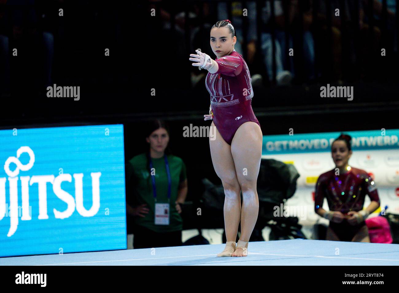 Antwerp, Belgium. 2nd Oct, 2023. Alba Petisco (ESP) on the Floor ...