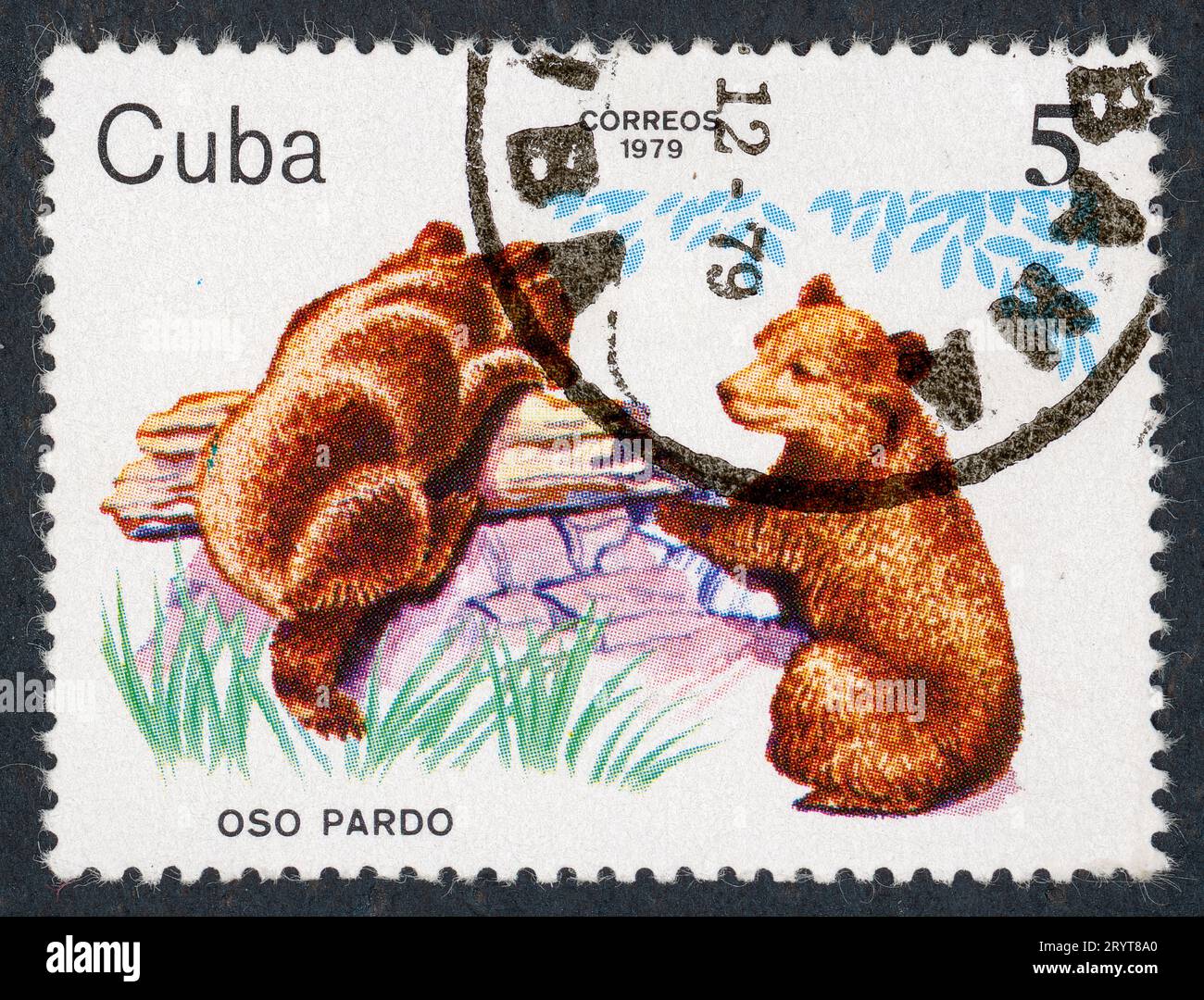 Vintage cuba stamp hi-res stock photography and images - Alamy