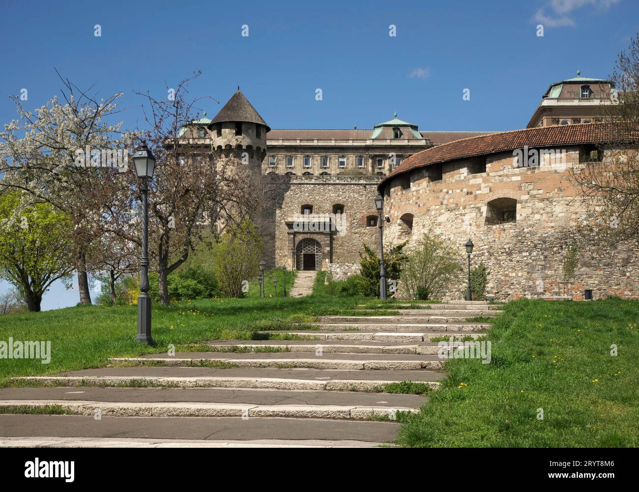 Buda castle (royal palace) in Budapest. Hungary Stock Photo - Alamy