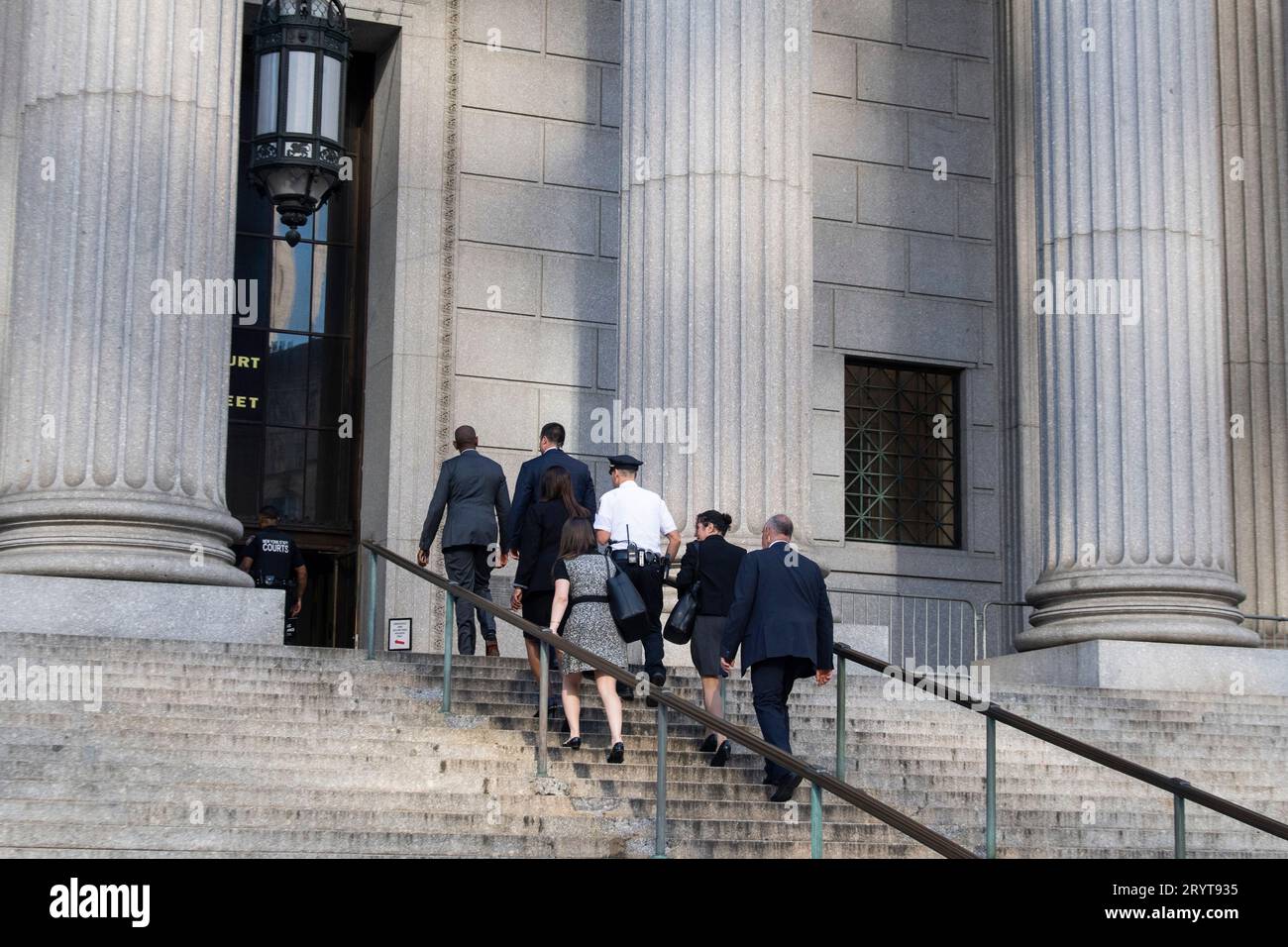New York Attorney General Letitia James enters New York Supreme Court ...