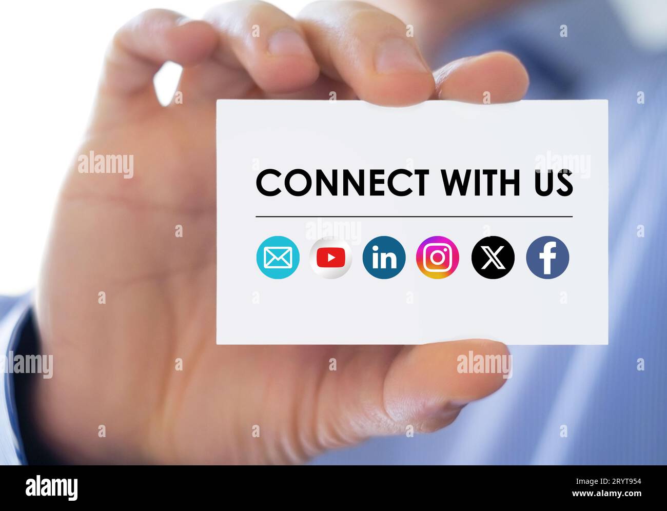 Business card icons with instagram hi-res stock photography and images ...