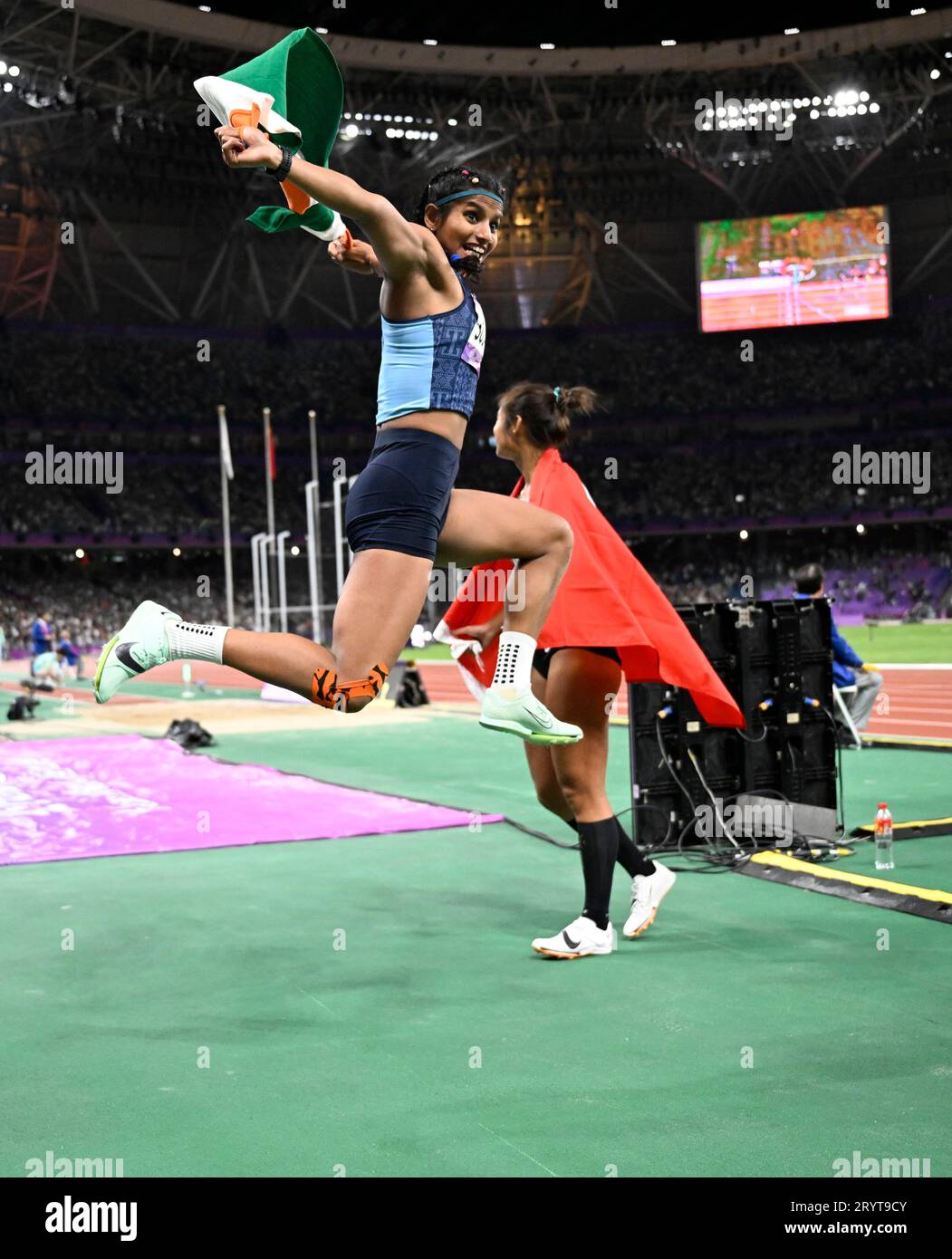 Hangzhou, China's Zhejiang Province. 2nd Oct, 2023. Ancy Sojan ...