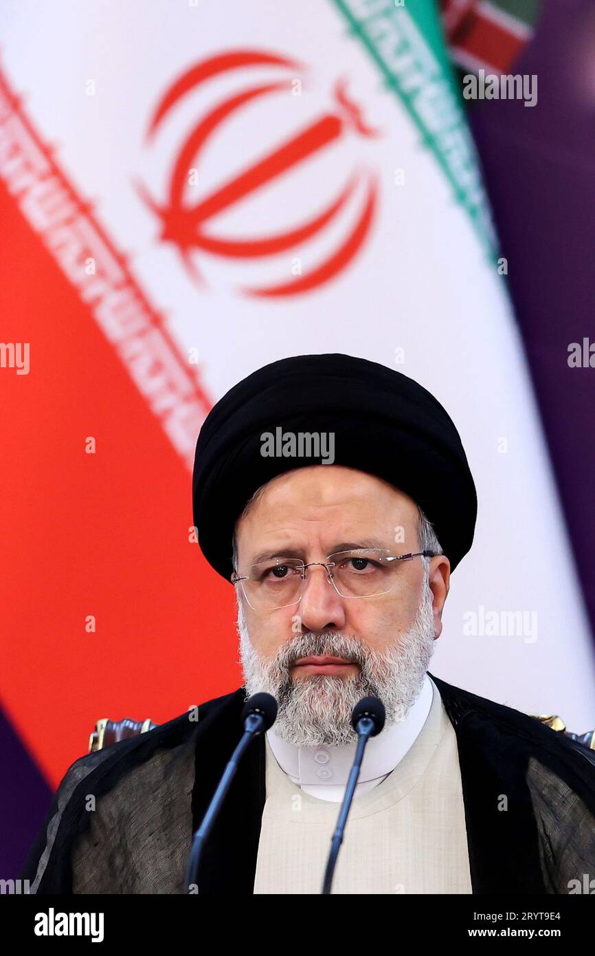 Mashhad, Razavi Khorasan, Iran. 2nd Oct, 2023. Iranian President ...