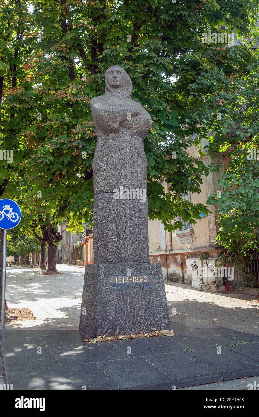 Statue of Tonka Obretenova,in Ruse Bulgaria. Revolutionary, also known ...