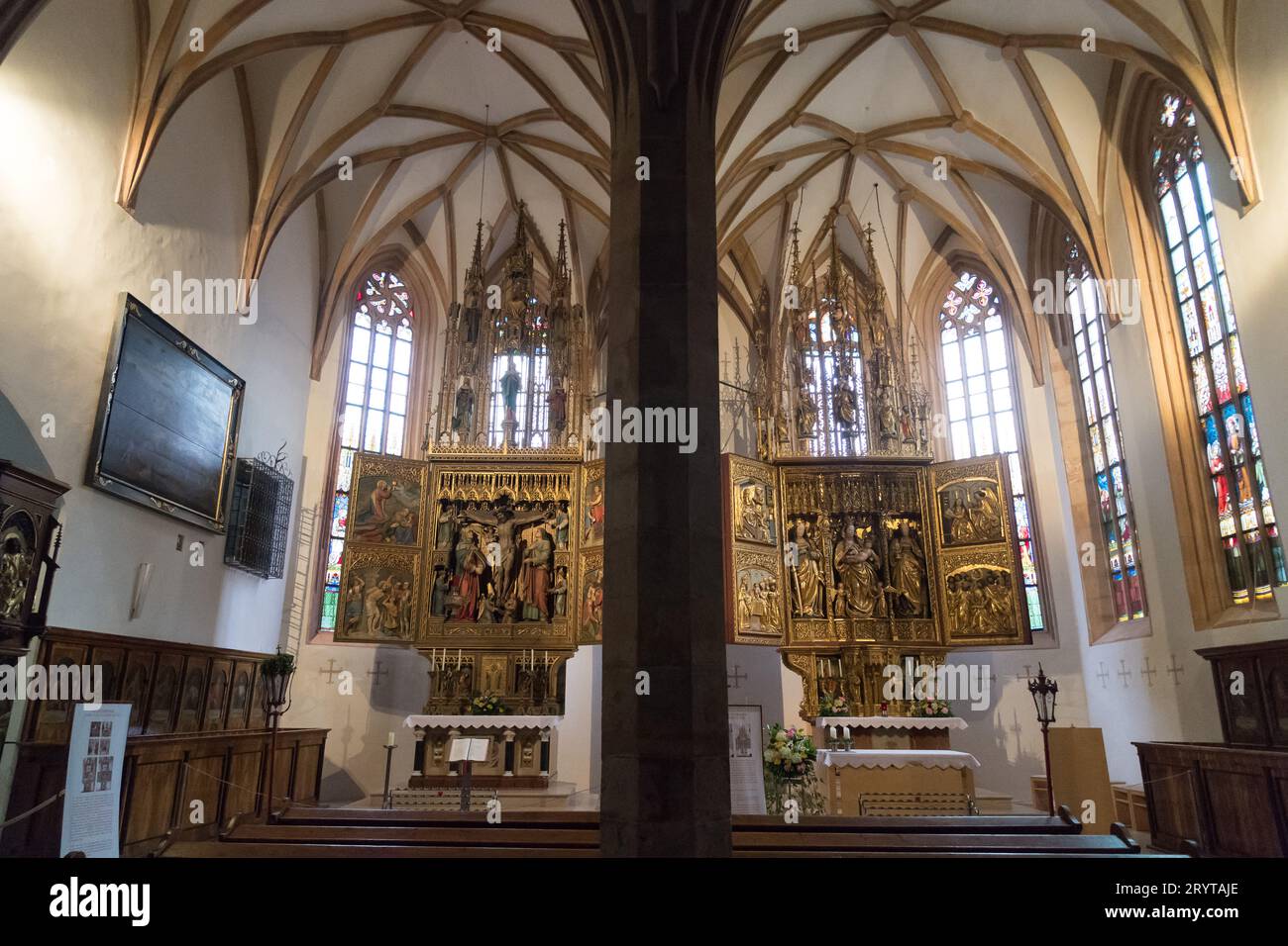 Smaller Gothic winged altar around 1450 miner's altar and Late Gothic ...