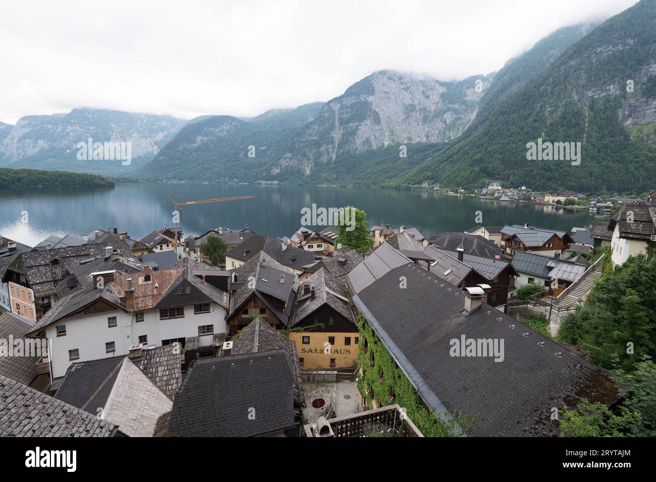 Historic centre of Hallstatt, Upper Austria, Austria, and Hallstatter ...
