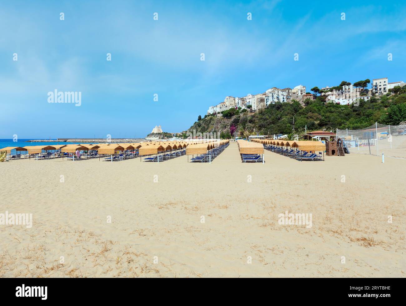 Sperlonga beach and torre truglia view hi-res stock photography and ...