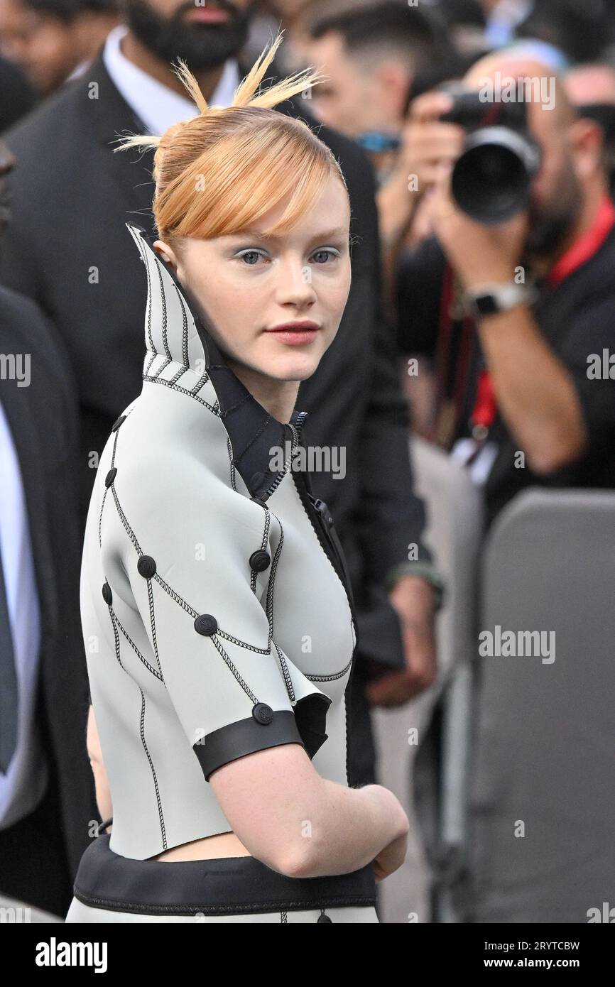 Paris, France. 02nd Oct, 2023. Emma Laird attending the Louis Vuitton ...
