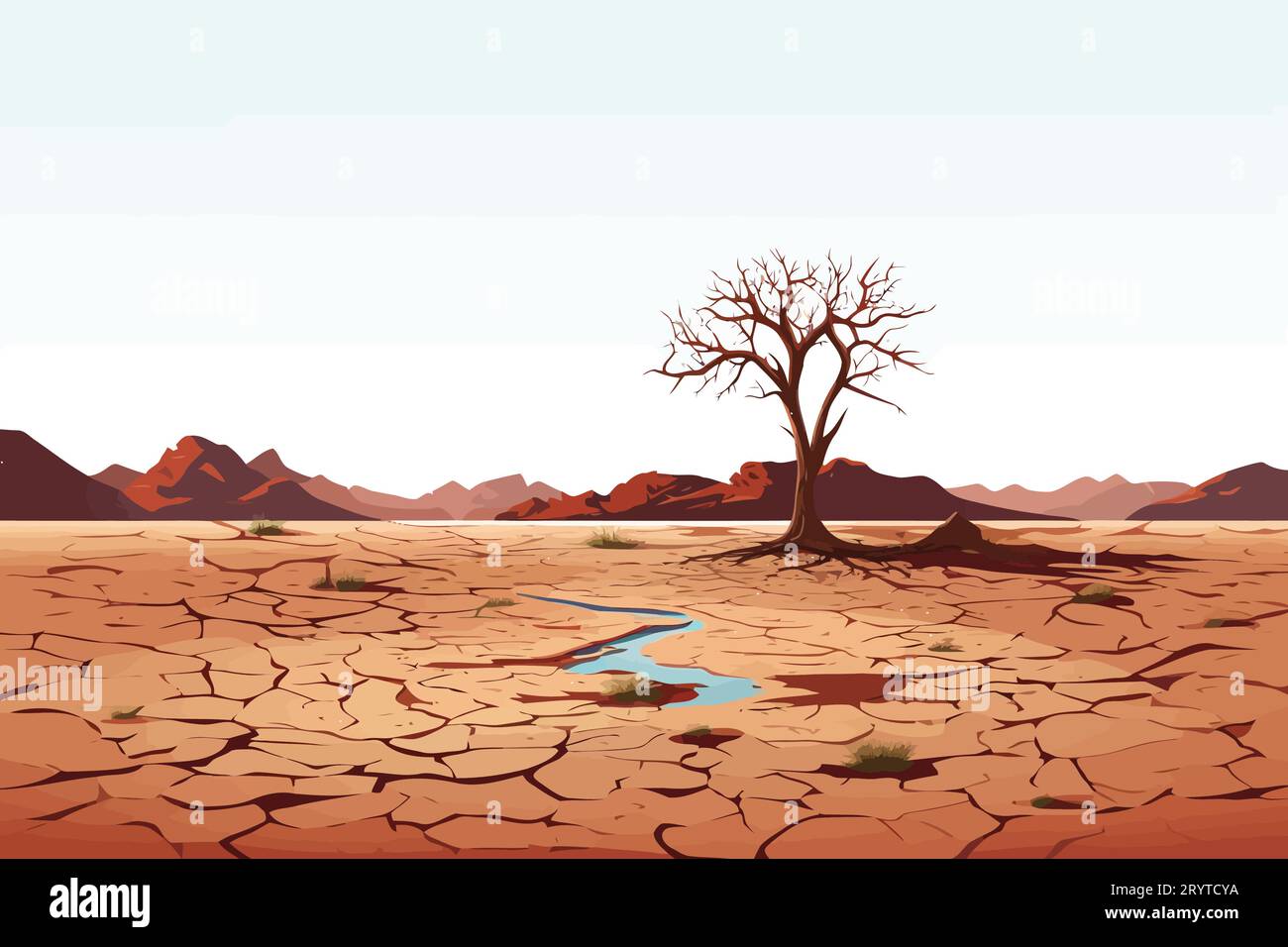 Erosion disaster Stock Vector Images - Alamy